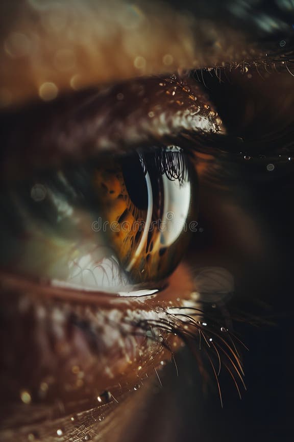 Intricate Close-up of a Human Eye, Capturing Its Complex Patterns and ...