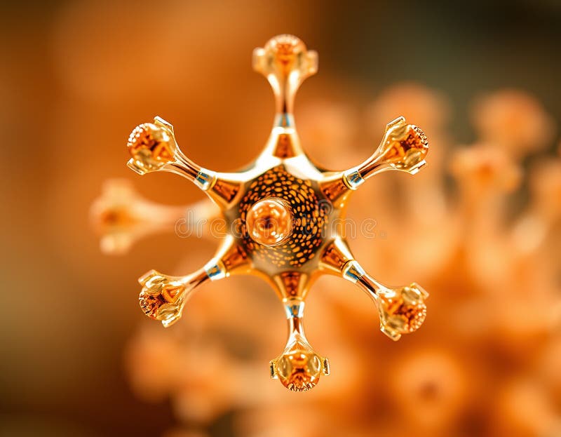 Intricate Close-Up of a Molecule Scientific Detail & Molecular ...