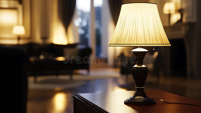 Intricate Close Up of a Table Lamp in High Resolution Stock Photo ...