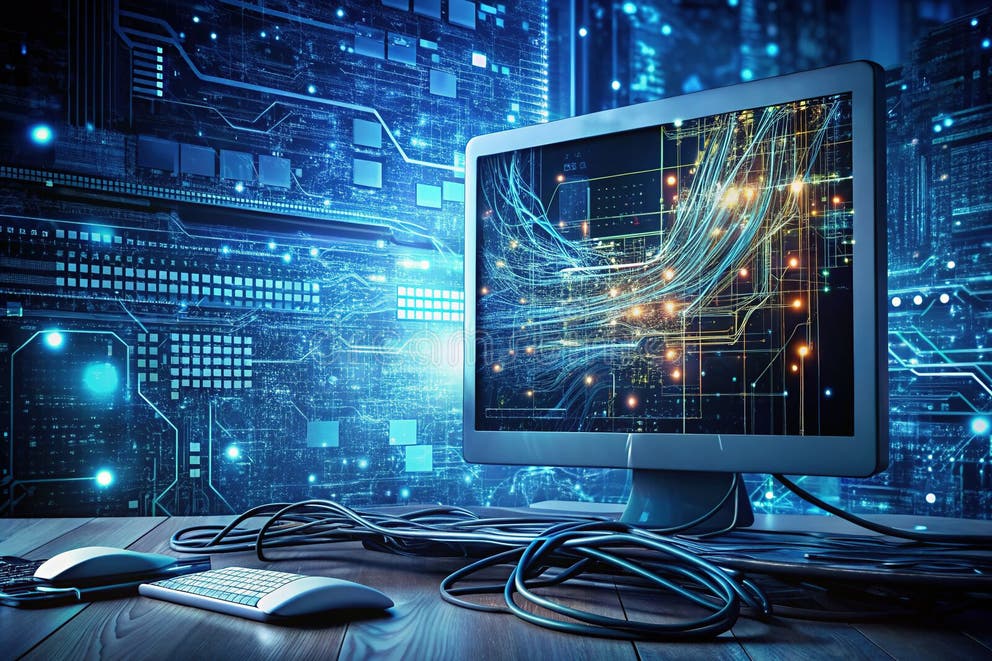 Intricate Code Depicts a Complex Software Development Environment a ...