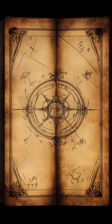 Intricate Compass Sketch: a Historical Exploration of Navigation and ...