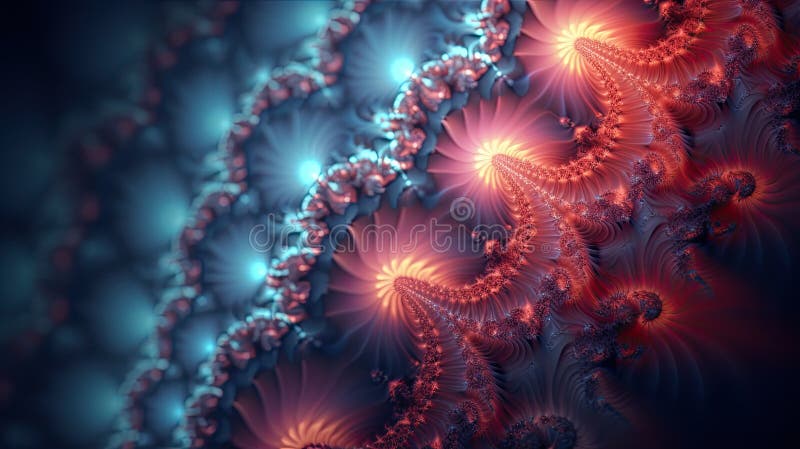 Intricate Computer Generated Design Stock Illustration - Illustration ...