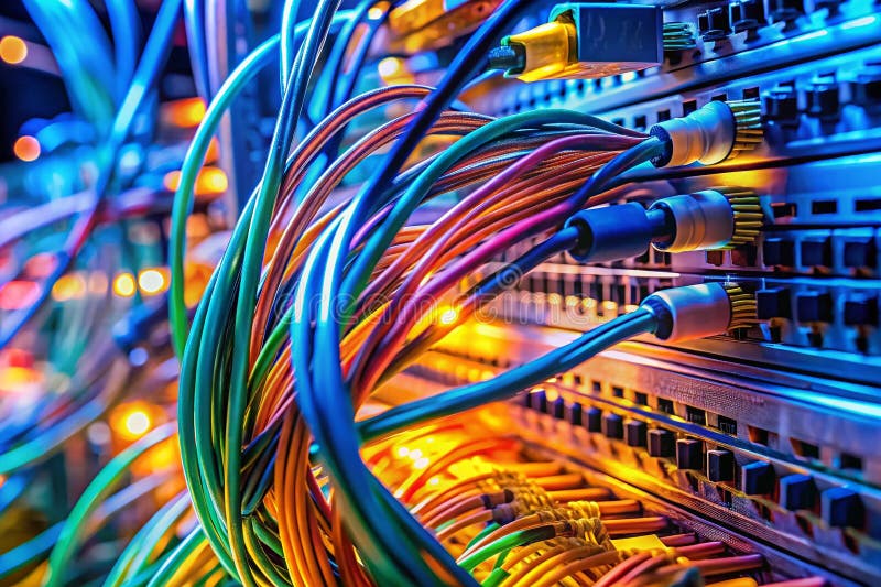 Intricate Computer Hardware Details a Deep Dive into a Modern Tech ...