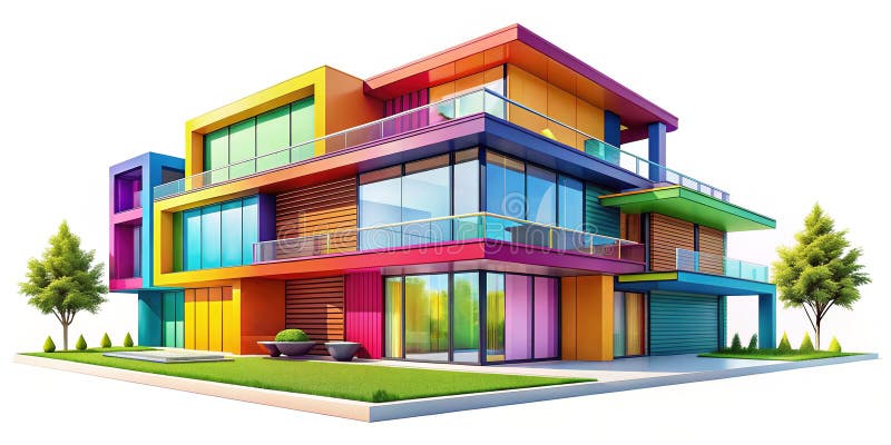 Intricate Concrete Structures a Macro Exploration of Geometric Modern ...