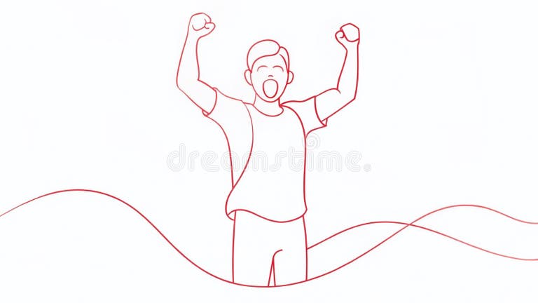 Intricate Continuous Line Drawing a Supportive Abstract Design in Low ...