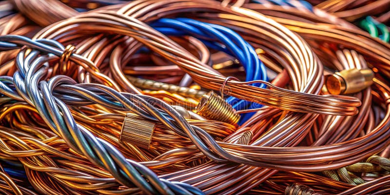 Tangled Copper Stock Illustrations – 136 Tangled Copper Stock ...