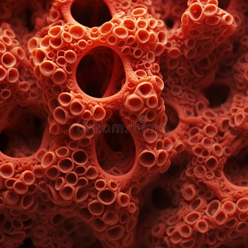 Intricate Coral Structure with Numerous Openings, a Natural Wonder for ...
