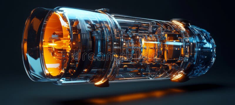 Intricate Cutaway Drawing of a Small Modular Reactor SMR Highlighting ...