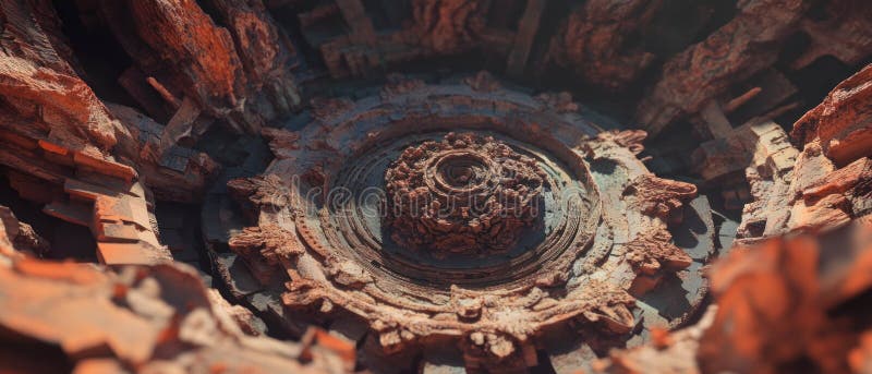 Intricate 3D Abstract Mandala Background with Detailed Textures and ...