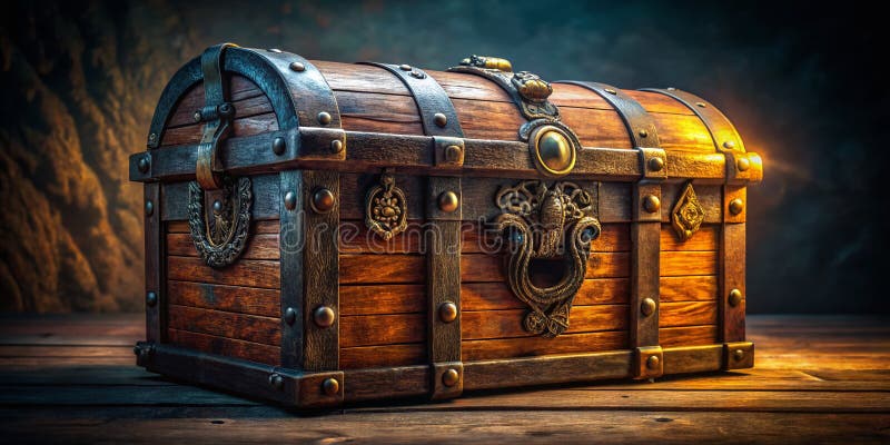 Intricate 3D Animated Ancient Treasure Chest with Alpha Channel for ...