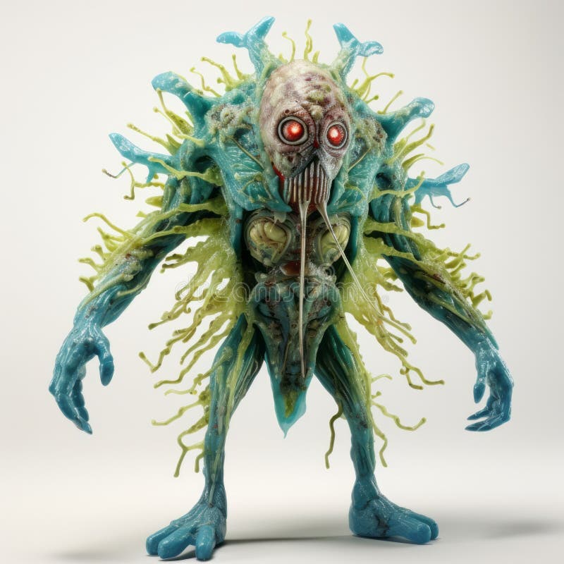 Intricate 3d Creature Model with Cosmic Horror Elements Stock ...