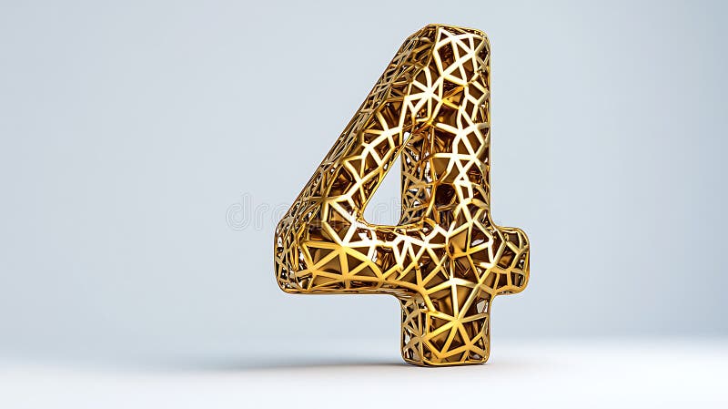 Gold Number Design Stock Illustrations – 168,437 Gold Number Design ...