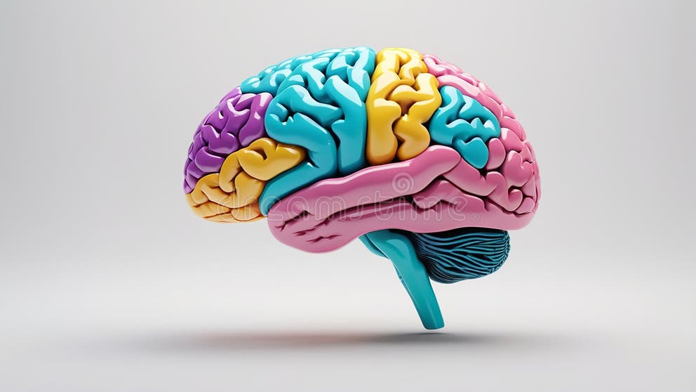 Intricate 3D Render of the Human Brain: a Detailed Visualization of ...