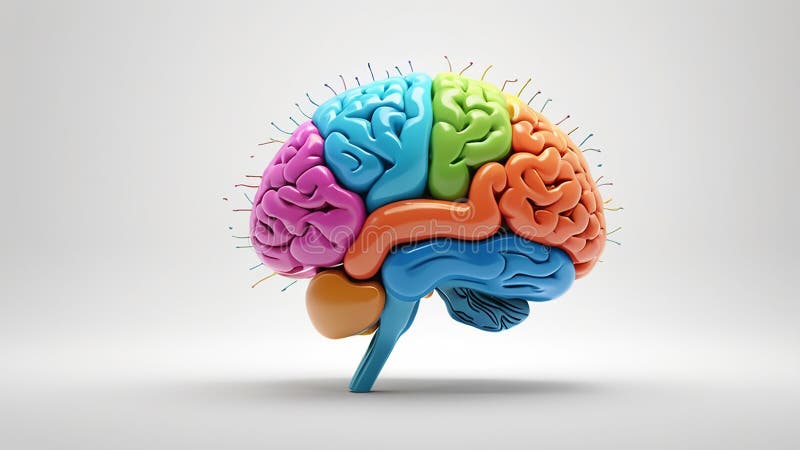 Intricate 3D Render of the Human Brain: Exploring the Complexities of ...