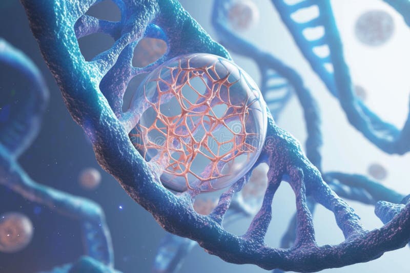 Intricate 3D Rendering Unveils Biology Structure Inside See through ...