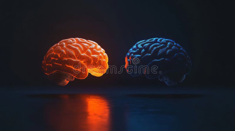 An Intricate 3D Visualization of a Healthy Brain Versus One with ...