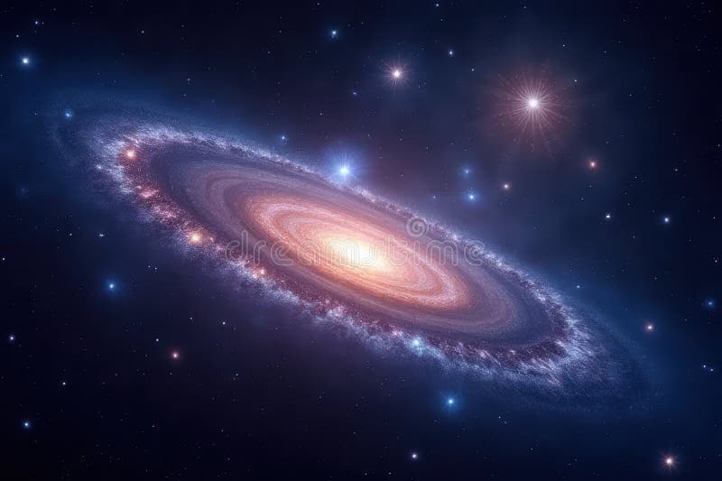 Intricate Dance of Galactic Forces in Celestial Harmony Stock ...