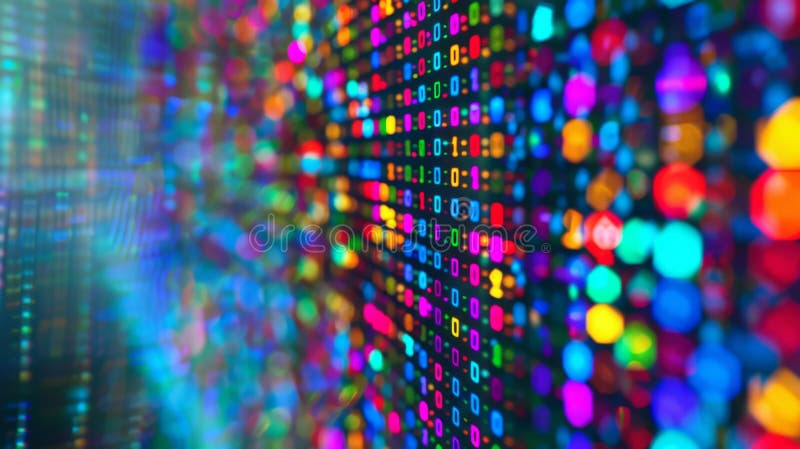 The Intricate Data Binary Code.AI Generated Image Stock Image - Image ...