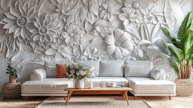 Intricate Decorative Pattern in a Vintage Style. Artistic Wall ...