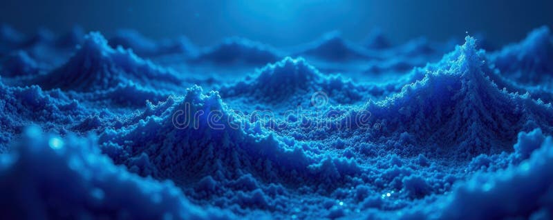 Intricate, Deep Blue Wave Pattern with High Contrast, Vector ...