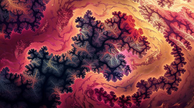 Intricate Deep Learning Fractals Showcasing Complex Patterns in Vibrant ...