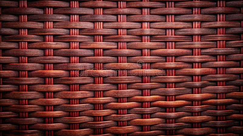 Intricate Deep Red Woven Pattern a Detailed Texture of Intertwined ...