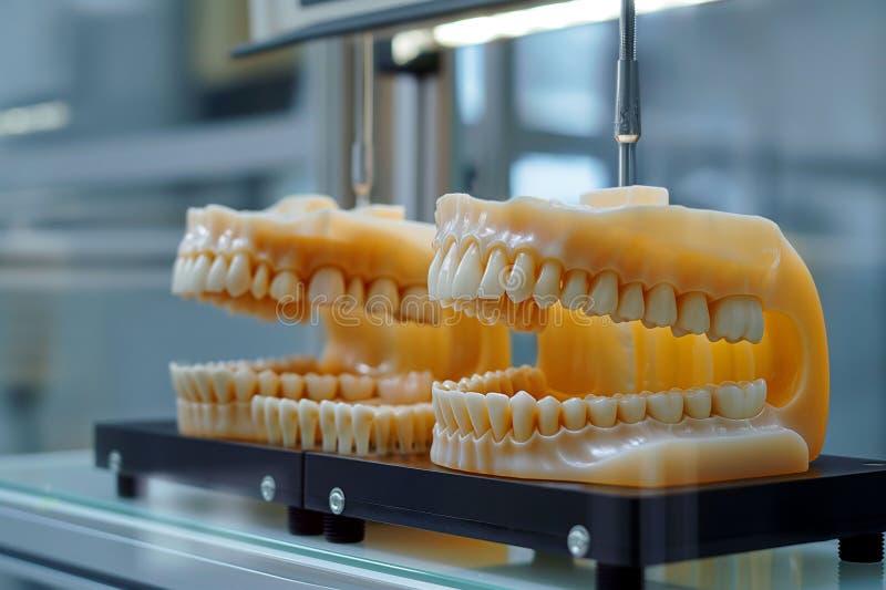 An Intricate Dental 3D Printer Meticulously Forms a Full Set of Teeth ...