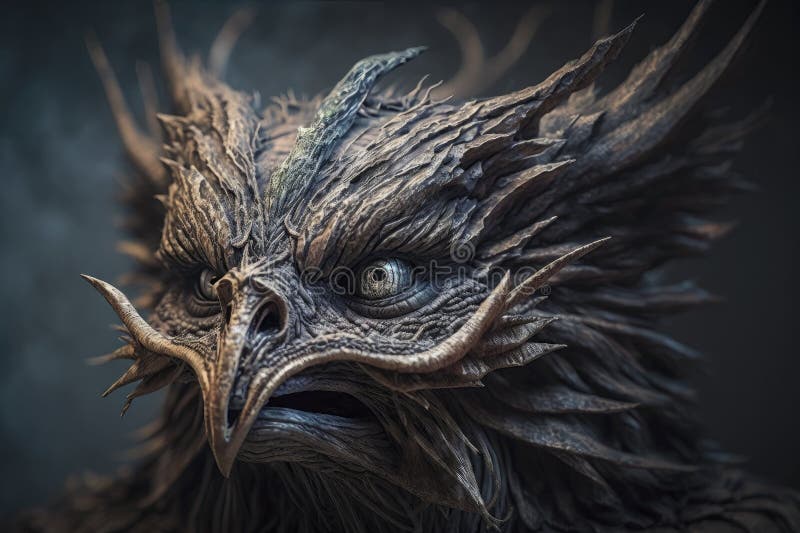 Intricate Depiction of a Fearsome Creature for Posters and Web. Stock ...