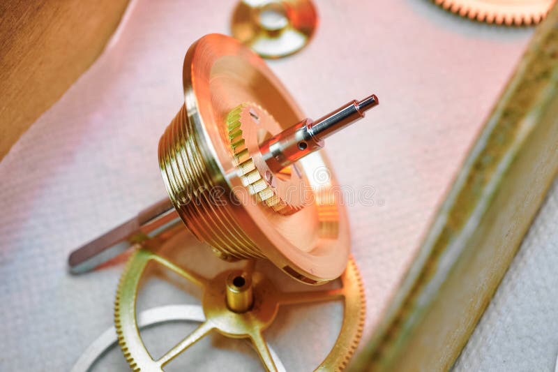 Intricate Design of Clockwork Gears and Cogwheels Reflecting ...