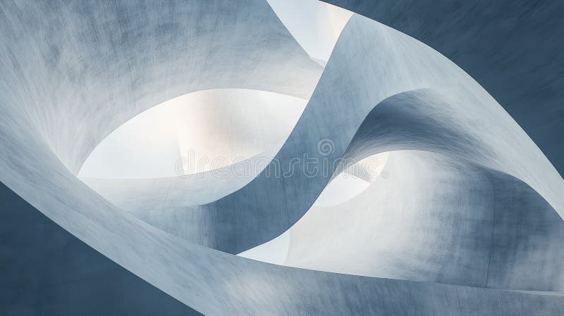 Intricate Design of Modern Architecture Showcasing Curved Structures ...