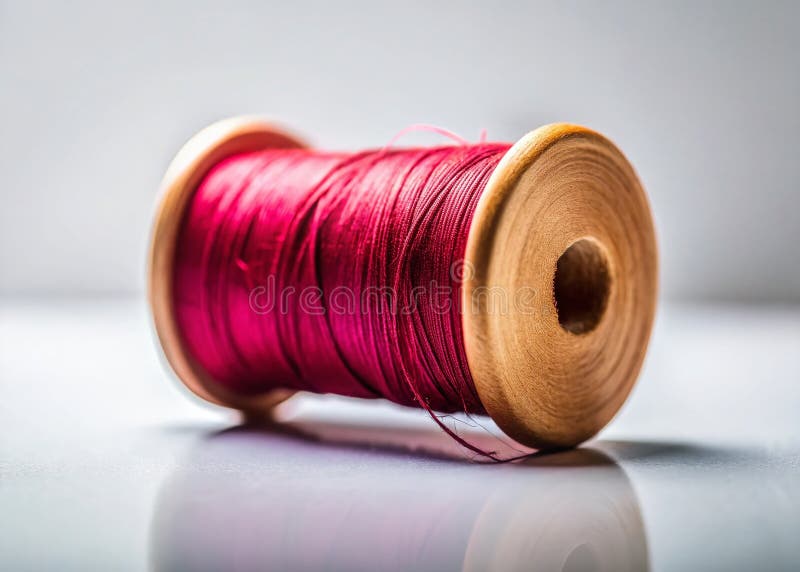 Intricate Detail of a Thread Bobbin Under LowLight Macro Photography a ...