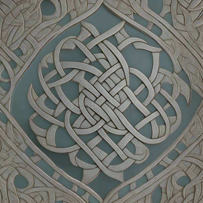 Celtic Knot Tile Pattern stock vector. Illustration of repeating - 18857945