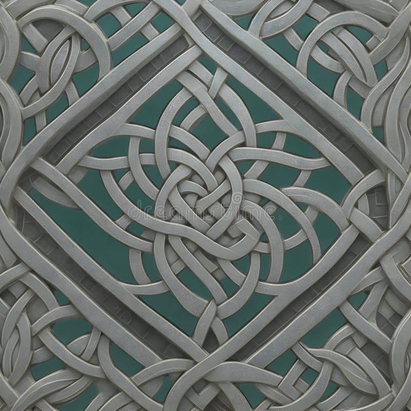 Celtic Knot Tile Pattern stock vector. Illustration of repeating - 18857945