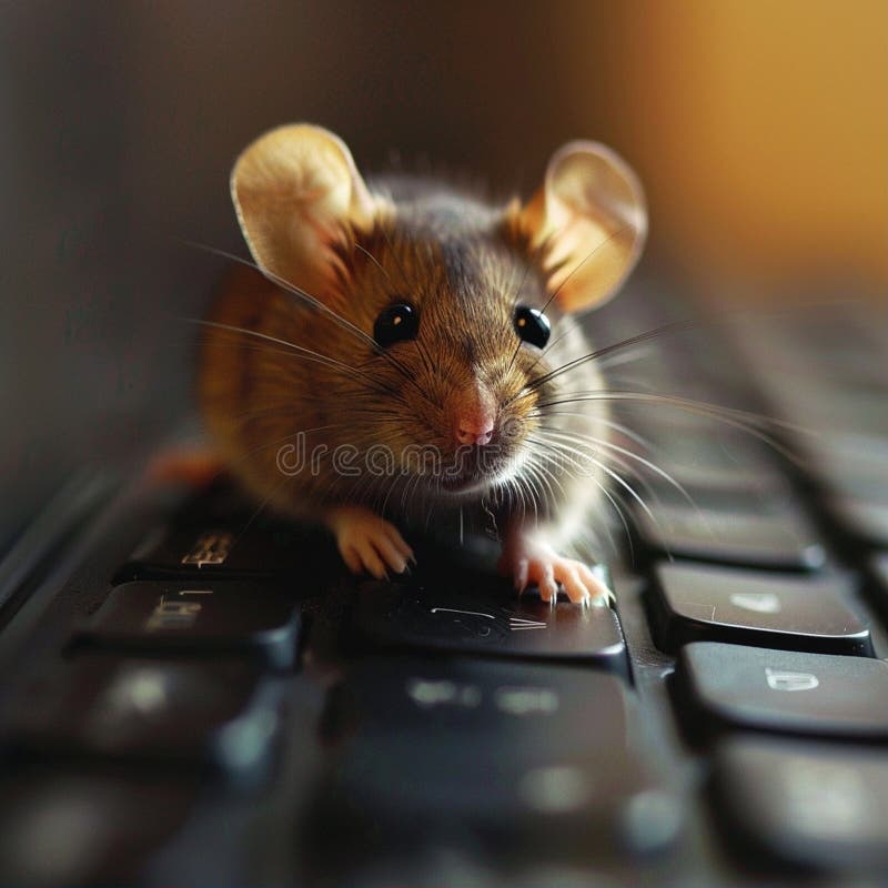 Intricate Details of a Computer Mouse, Showcasing Its Inner Workings ...