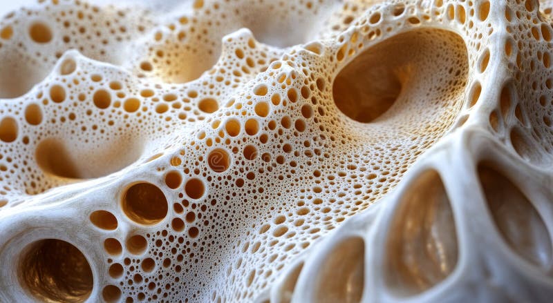 Intricate Details of Coral Structure Captured in Close-up with Natural ...