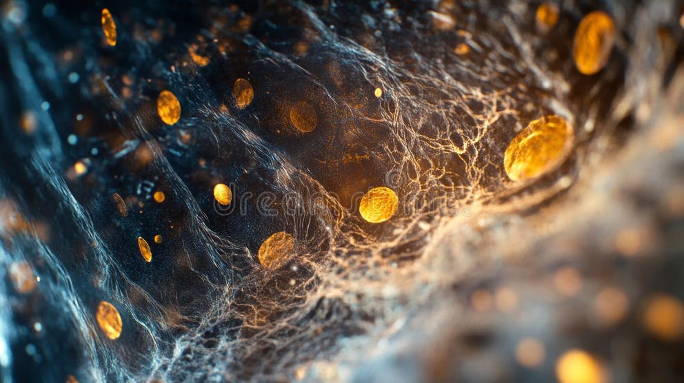 Intricate Details of Human Cell or Embryonic Stem Cell Under Microscope ...