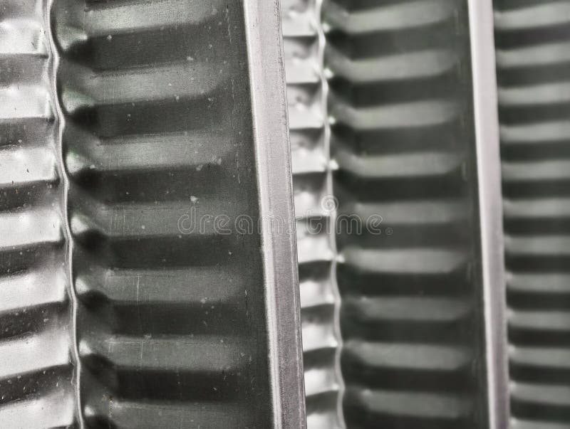 Intricate Details of Metallic Ridges Showcase Craftsmanship in a Close ...