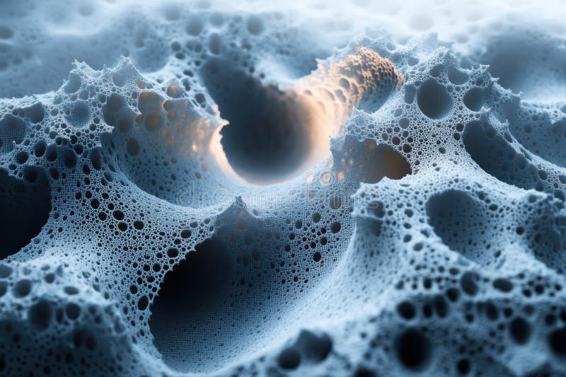 Intricate Details of a Microscopic World with Lighting Effects ...