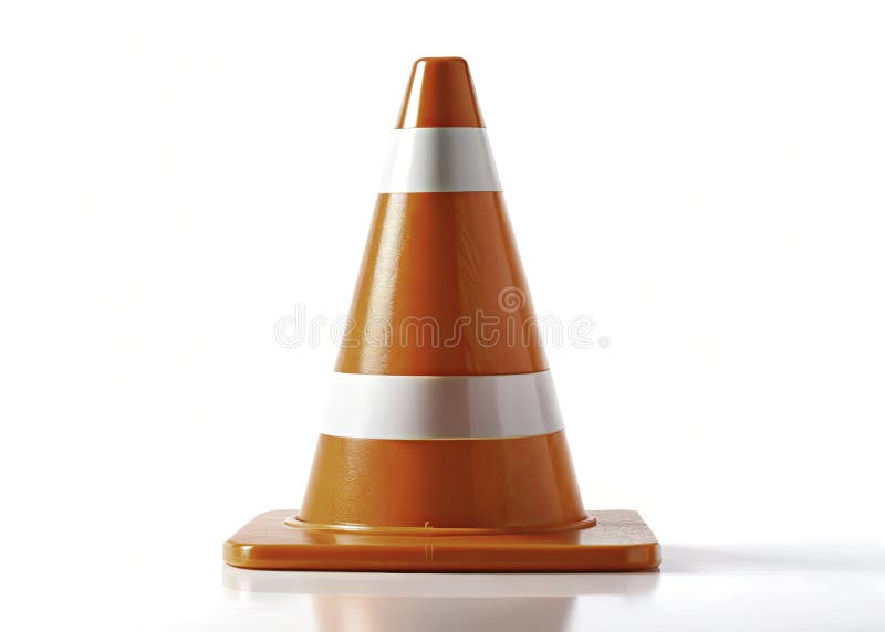 Intricate Details of an Orange Traffic Cone a Macro Photography Study ...