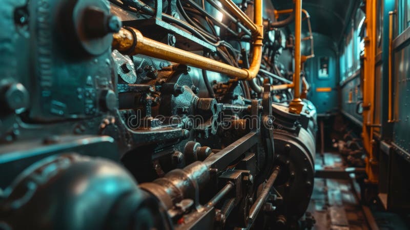 The Intricate Details of a Train Engine Perfect for Capturing the ...