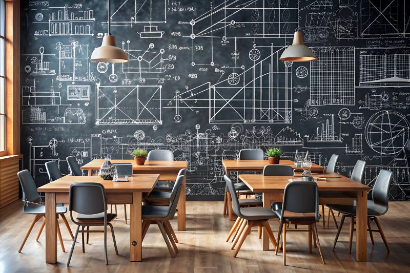 Intricate Diagrams and Formulas on a Cluttered Blackboard a Visual ...