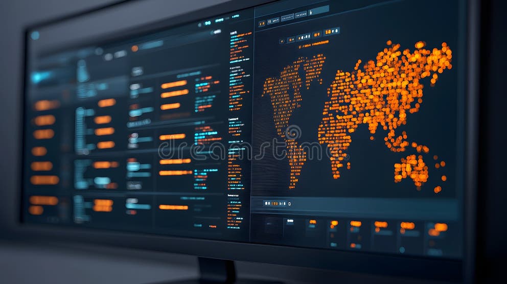 Intricate Digital Threat Visualization: Mapping Cybersecurity Risks ...