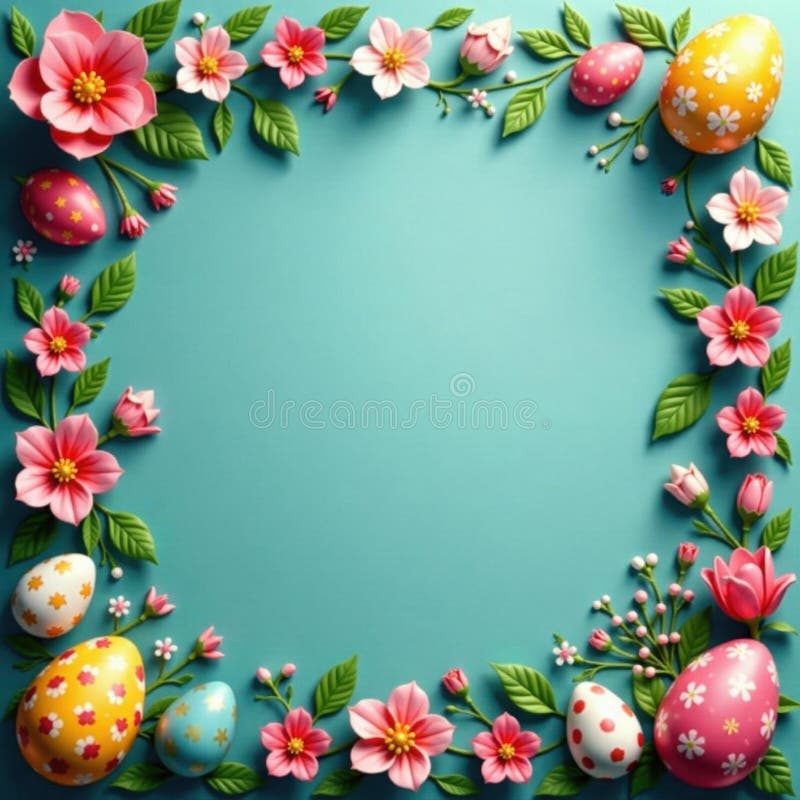 Intricate Egg Designs, Floral Motifs, Spring Backdrop, Intricate ...