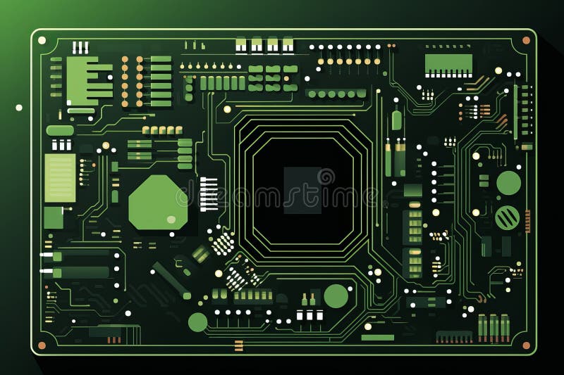 Intricate Electronic Circuit Board Design in Modern Technology World ...