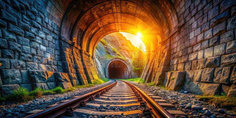 Intricate Engineering Revealed a Closeup View of a Railway Tunnels ...