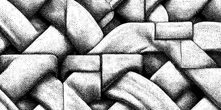 Intricate Engraved Brick Pattern Design for Architectural Art and Decor ...