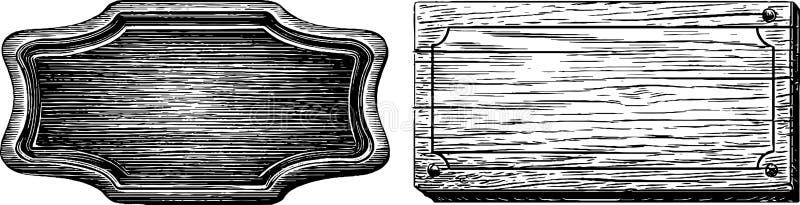 Intricate Engraved Wooden Nameplates for Design and Decoration Projects ...