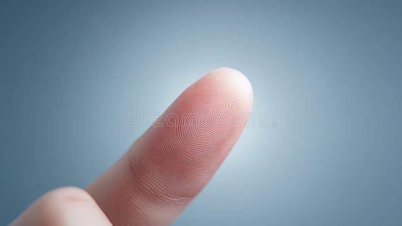 Intricate Fingerprint Patterns Closeup Examination of Multiple ...