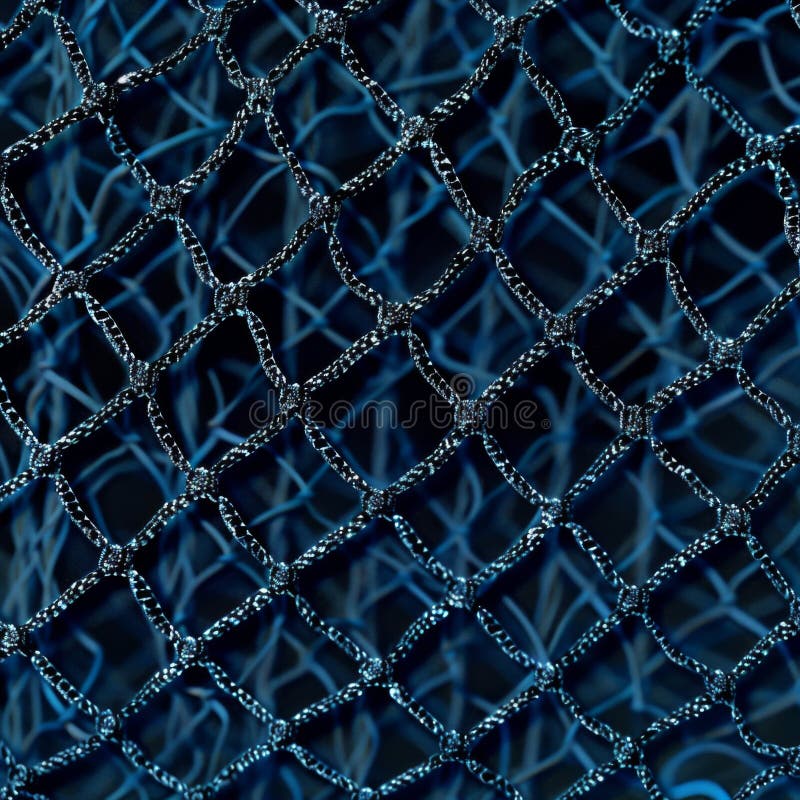 Intricate Fishnet Texture. High Detailed Plain Background Concept Stock ...