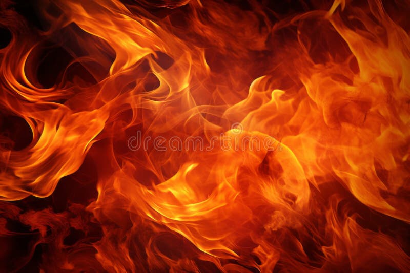Intricate Flames in Captivating Fire Stock Illustration - Illustration ...